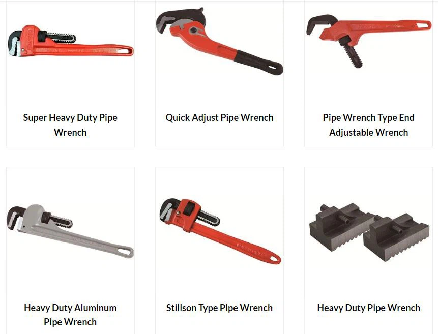 What types of pipe wrench are there Knowledge